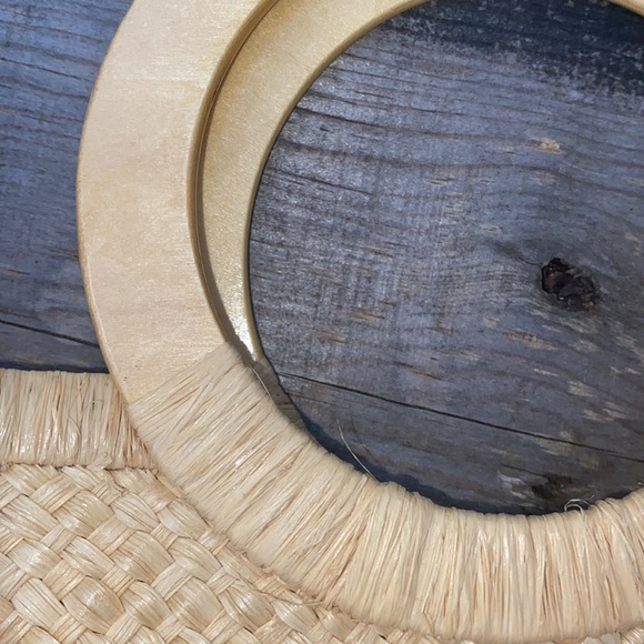 Cappelli Straworld | Bags | Euc Cappelli Straw World Flamingo Woven ...